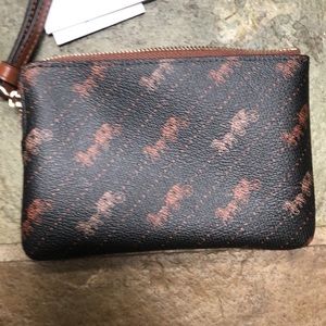 Coach | Bags | Coach Jax Wristlet Corner Zip Purse New With Tags Black ...